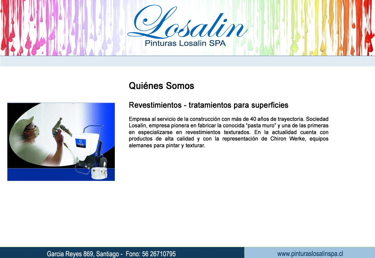 Pinturas Losalin SPA
